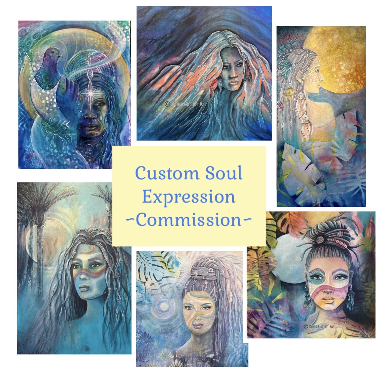 Custom Soul Expression – your channeled artwork – Reina Cottier Art